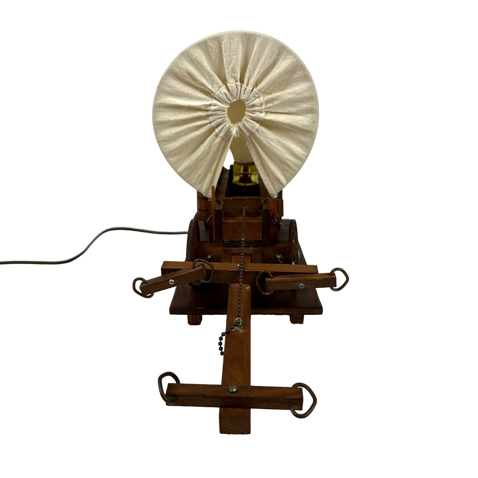 Vintage Yellowstone Ranch 1883 Wagon Wood Lamp Light Decor Tested ...