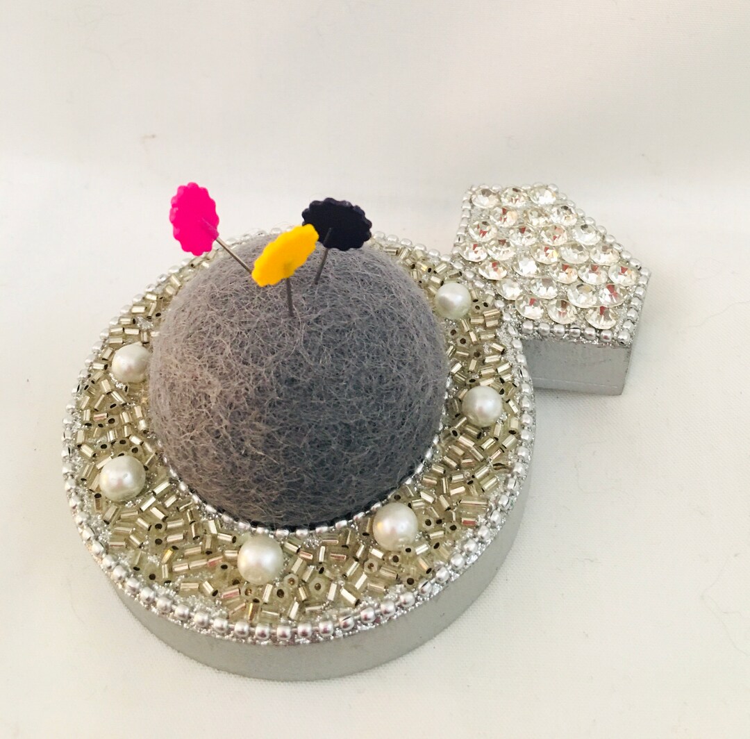 Even More Wooden Beaded: Stick-it-to-me! Pin Cushions | Butterfly ...