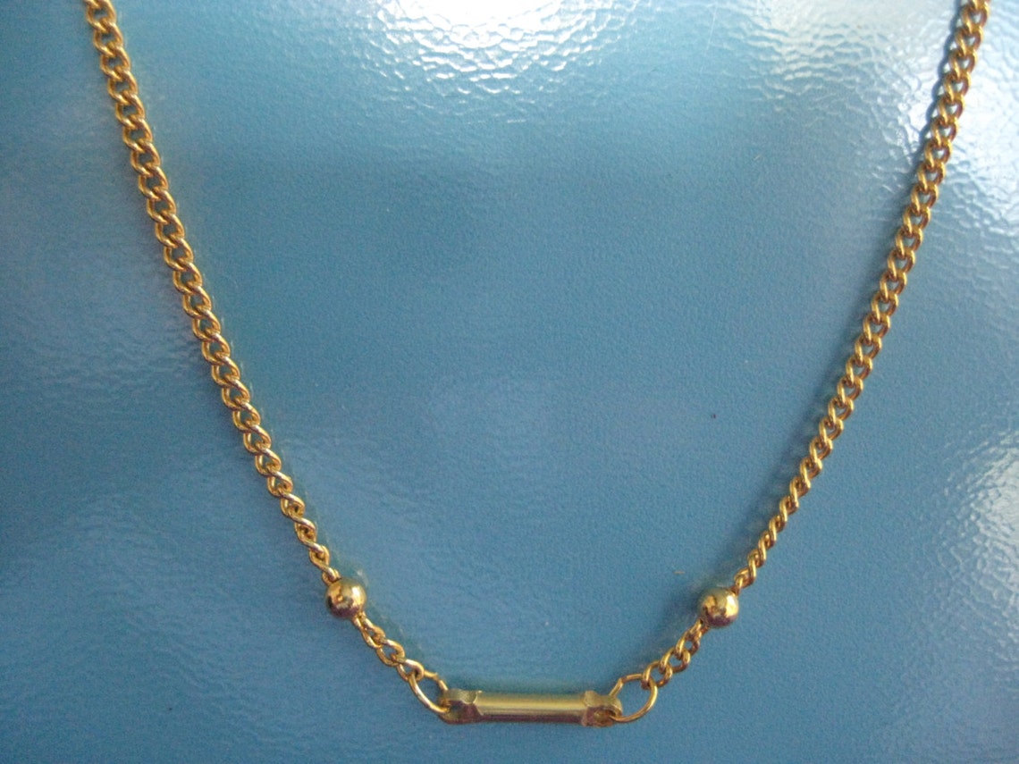 Buy Vintage Gold Tone Biagi Necklace Online in India - Etsy
