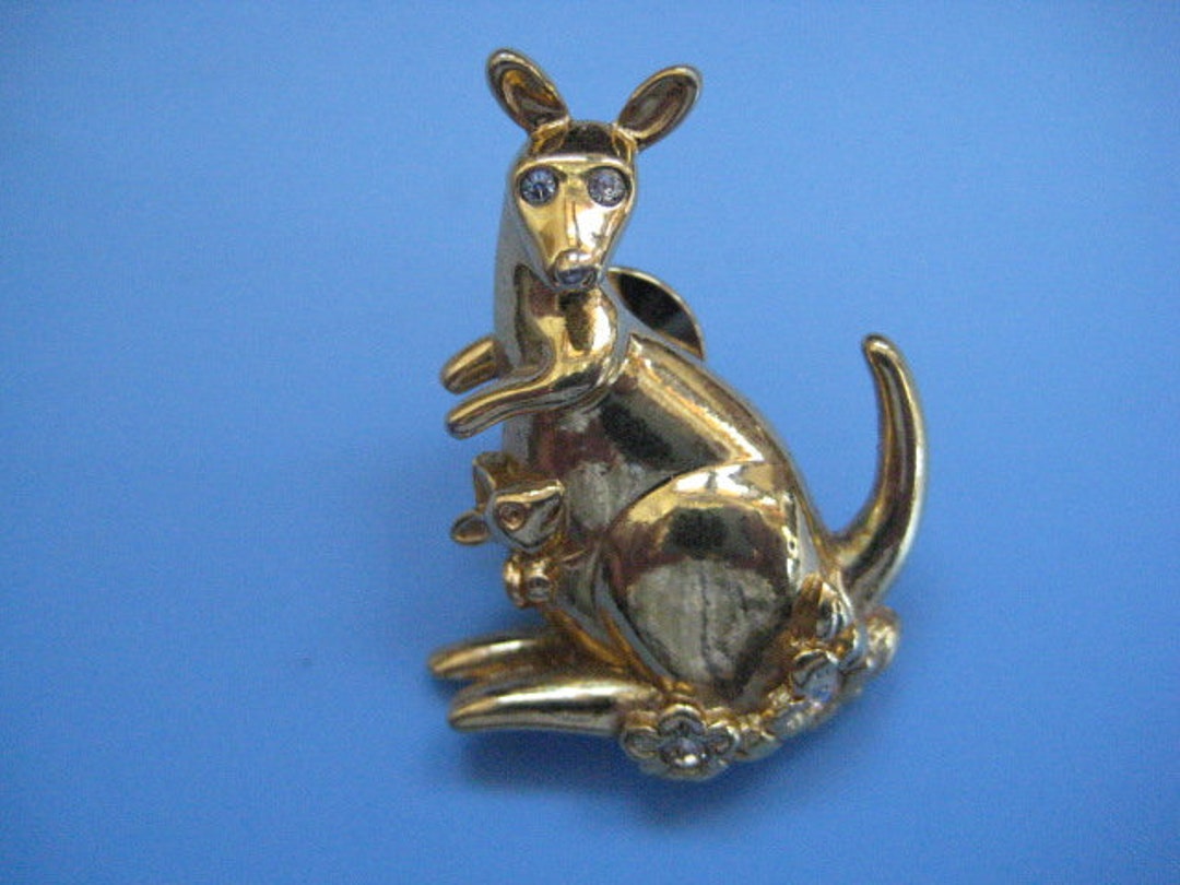 Vintage Avon Kangaroo Tack Pin - Etsy