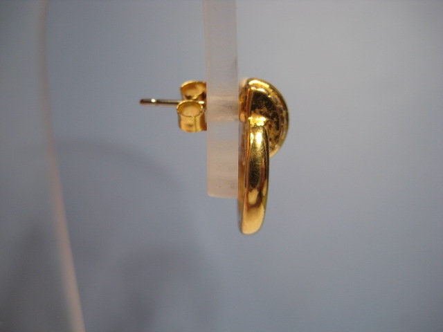 Vintage Tiny Mixed Metal Door Knocker Earrings - Etsy