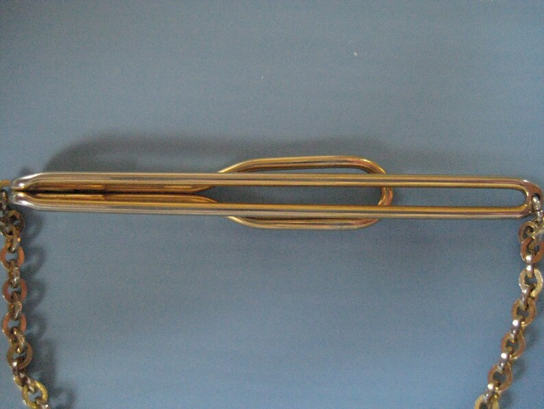 Vintage Swank Gold Stone Tie Chain - Etsy
