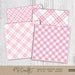 SEAMLESS Pink Plaid Digital Paper, Gingham Tartan Plaid Background ...