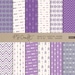 Purple Arrows Digital Papers, Geometric Digital Paper, Tribal Arrows ...