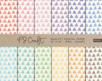 Triangle Watercolor - Etsy