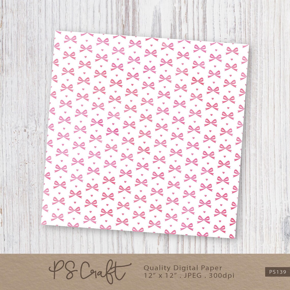 Watercolor Ribbon Digital Paper, Watercolor Background, Ribbon Digital ...