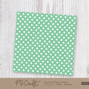 Glitter Polka Dots Digital Papers, Bright Color Glitter Dots Paper ...