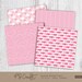 Valentine's Digital Paper, Seamless Valentines Papers, Pink Digital ...
