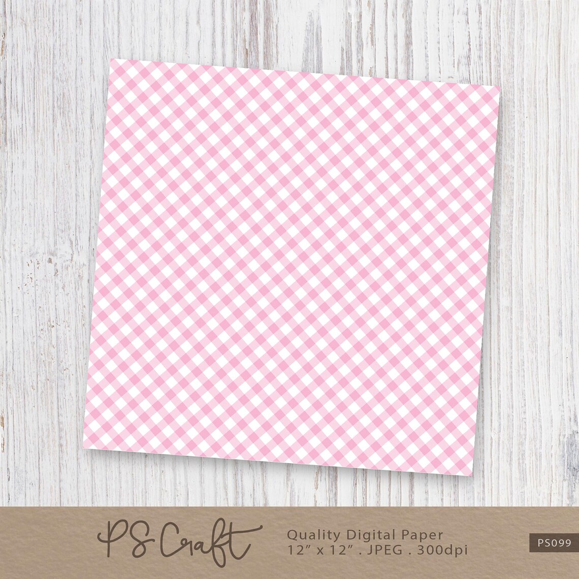 GINGHAM Digital Papers SEAMLESS Gingham Digital Background - Etsy