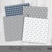 Navy & Grey Arrows Digital Papers, SEAMLESS Arrows Papers, Tribal ...
