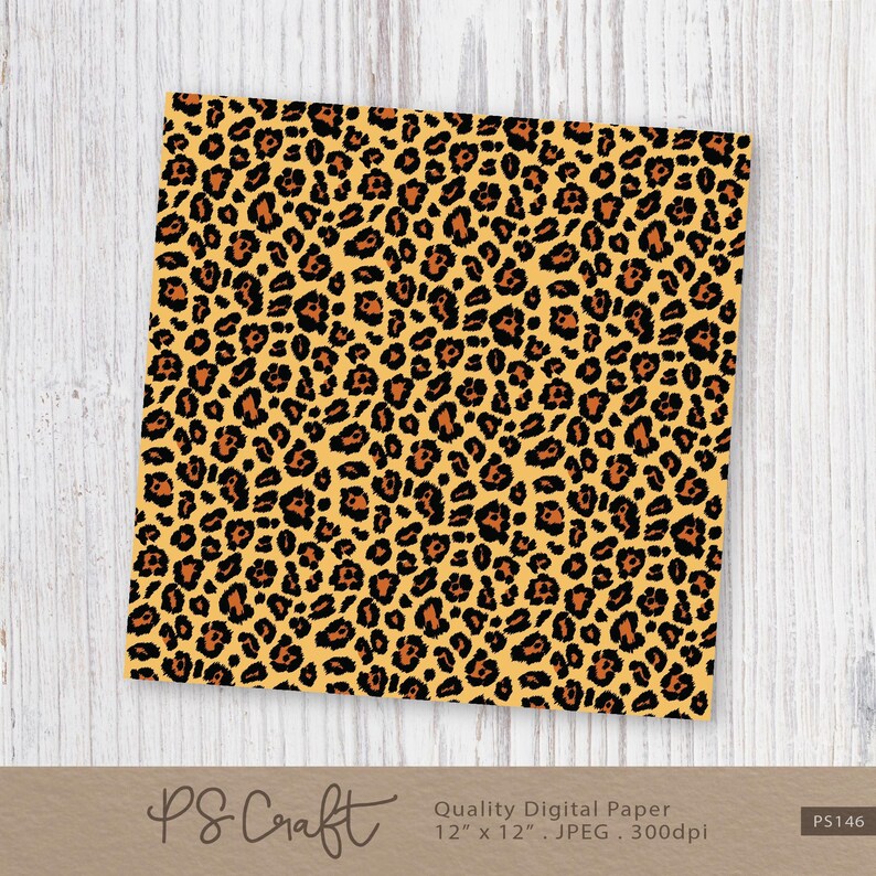 Animal Print Digital Paper, Seamless Safari Background, Zebra, Leopard ...