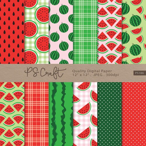 Orange Digital Paper SEAMLESS Summer Fruit Pattern Citrus - Etsy