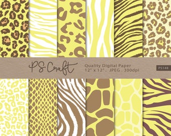 Yellow Zebra Print | Etsy