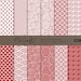 Chinese Red Pattern Digital Paper, Asian Red Digital Paper, Red Paper ...