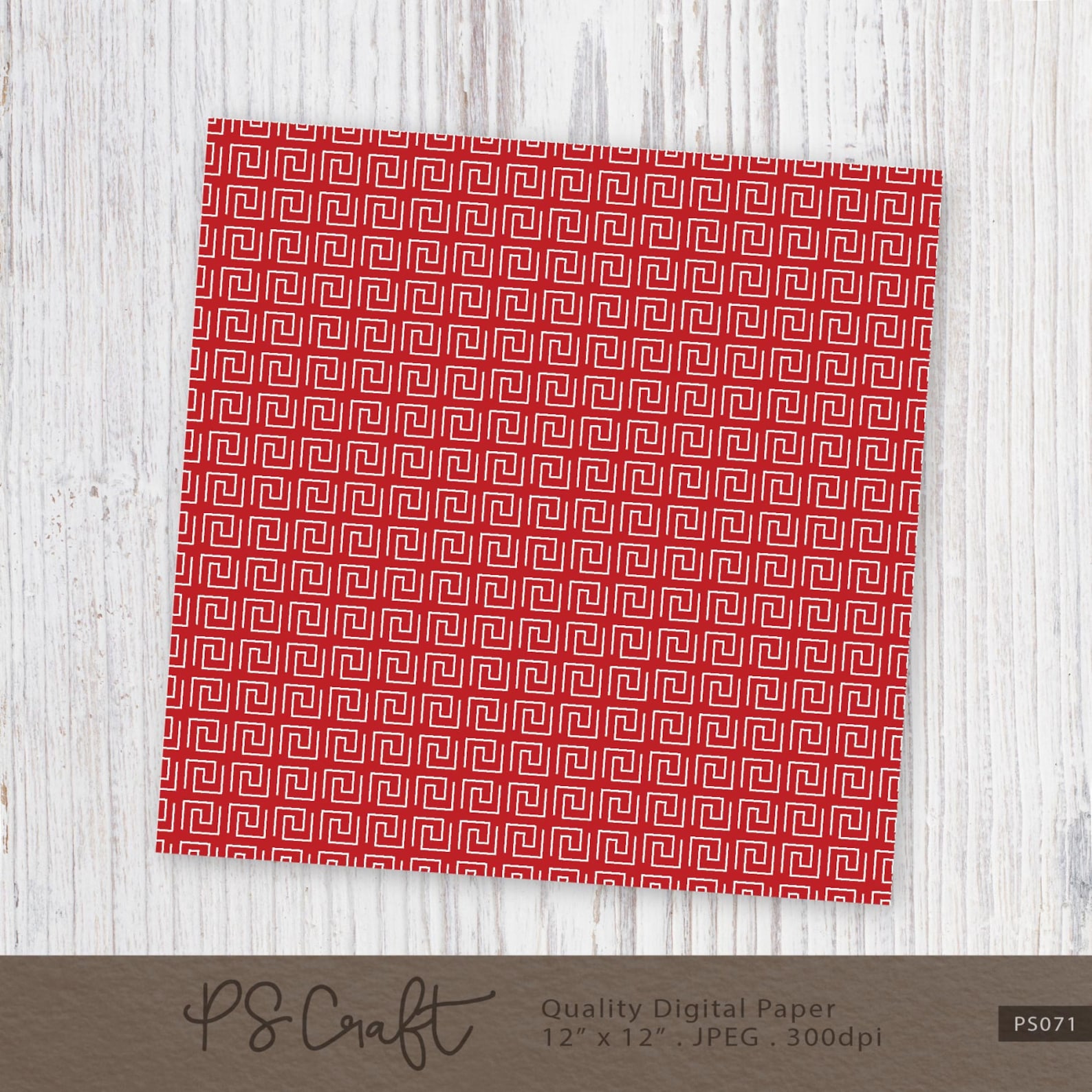 Chinese Red Pattern Digital Paper, Asian Red Digital Paper, Red Paper ...