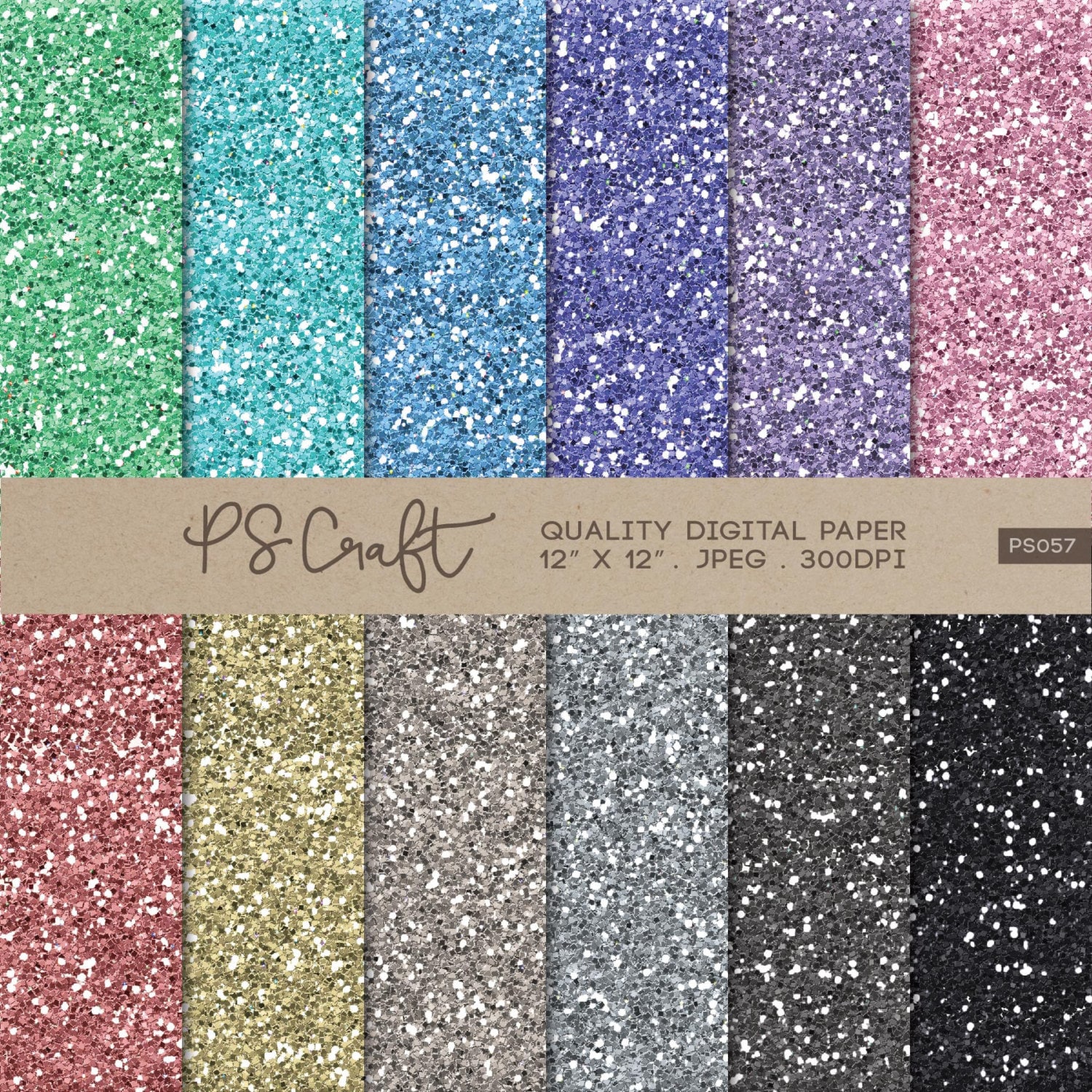 Glitter Digital Papers Glitter Paper Sparkle Digital Paper - Etsy
