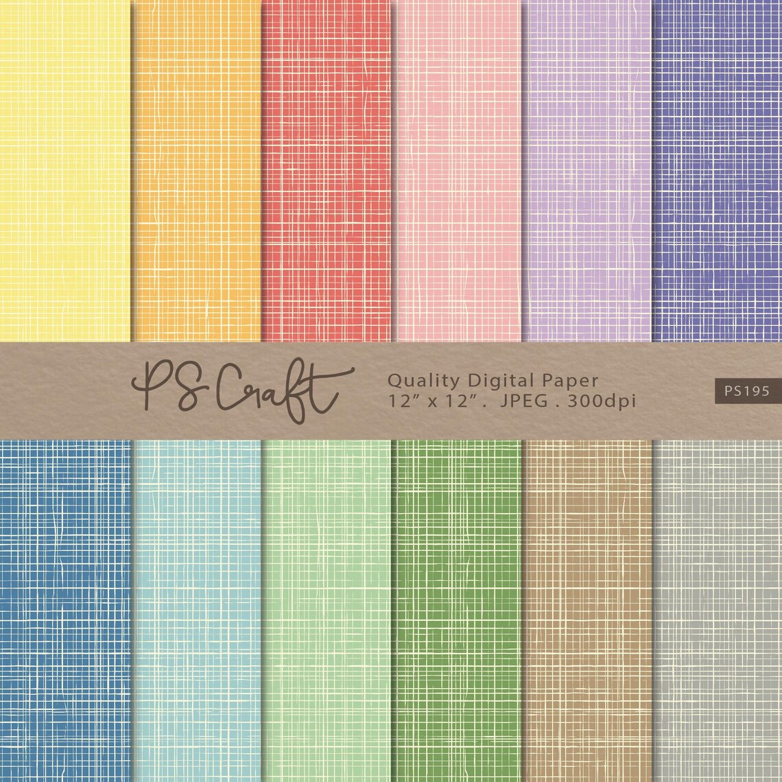 Vintage Crosshatch Digital, SEAMLESS Digital Background, Crosshatch ...