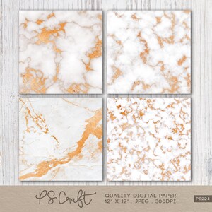 Gold Mable Digital Paper, Gold and White Mable Background, Mable Paper ...