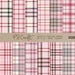 Pink Tartan Plaid Digital Paper, Seamless Scrapbook Paper (instant ...
