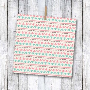 Tribal Watercolor Digital Papers, Geometric Digital Paper, Tribal ...