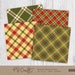 Christmas Plaid Digital Paper, SEAMLESS Plaid Digital Paper, Xmas ...