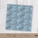 Blue Animal Print Digital Paper, Seamless Blue Safari Background, Zebra ...