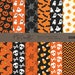 Halloween Digital Paper, SEAMLESS Halloween Digital Paper, Orange Black ...