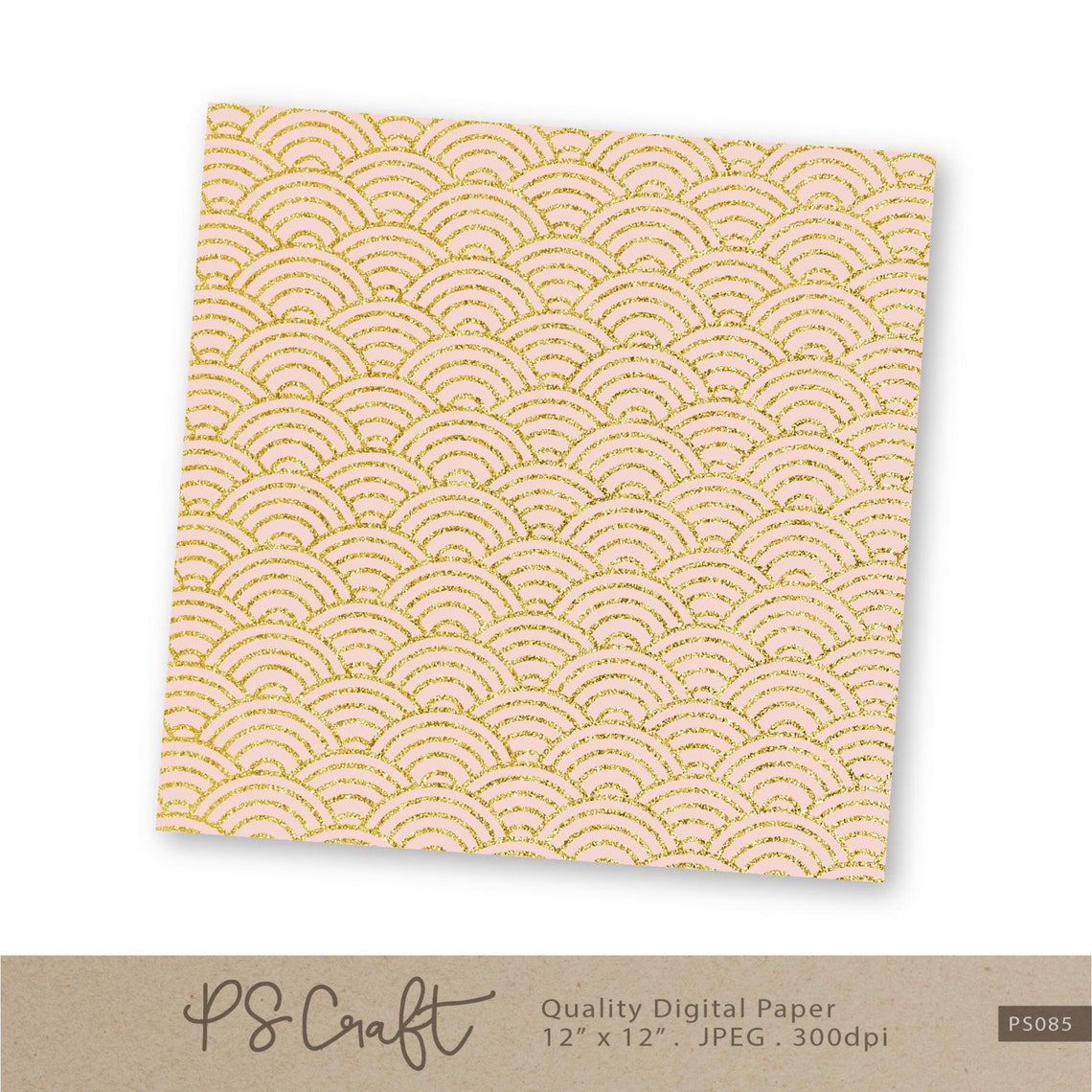 Pink and Gold Glitter Digital Papers, Pink and Gold Backdrop, Gold ...