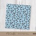 Blue Animal Print Digital Paper, Seamless Blue Safari Background, Zebra ...