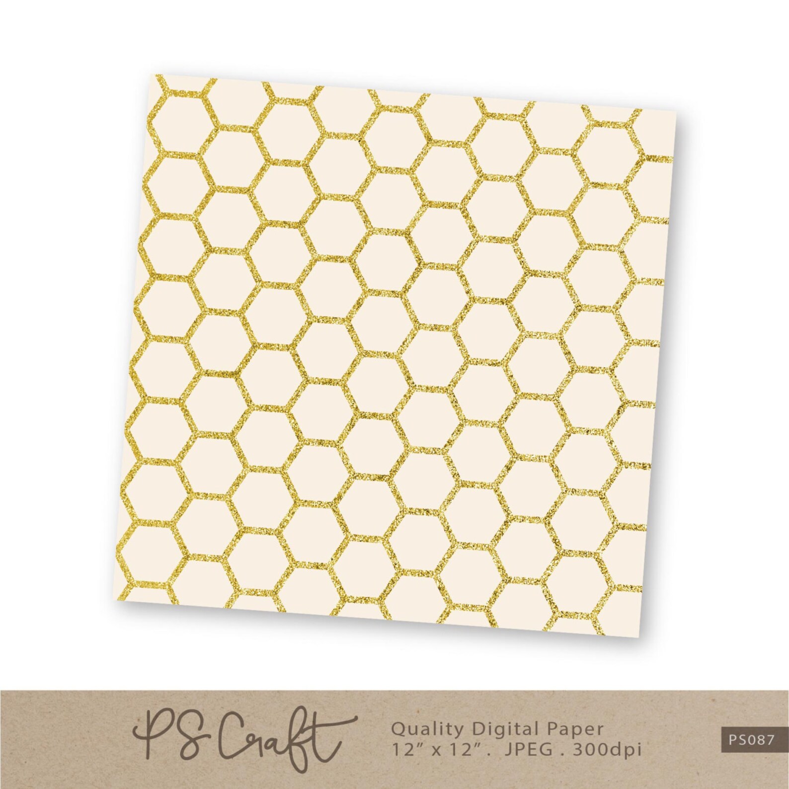 Cream and Gold Glitter Digital Papers Cream and Gold - Etsy