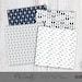 Navy & Grey Arrows Digital Papers, SEAMLESS Arrows Papers, Tribal ...