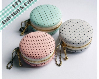 PDF Macaron Coin Purse Tutorial & Patterns INSTANT - Etsy