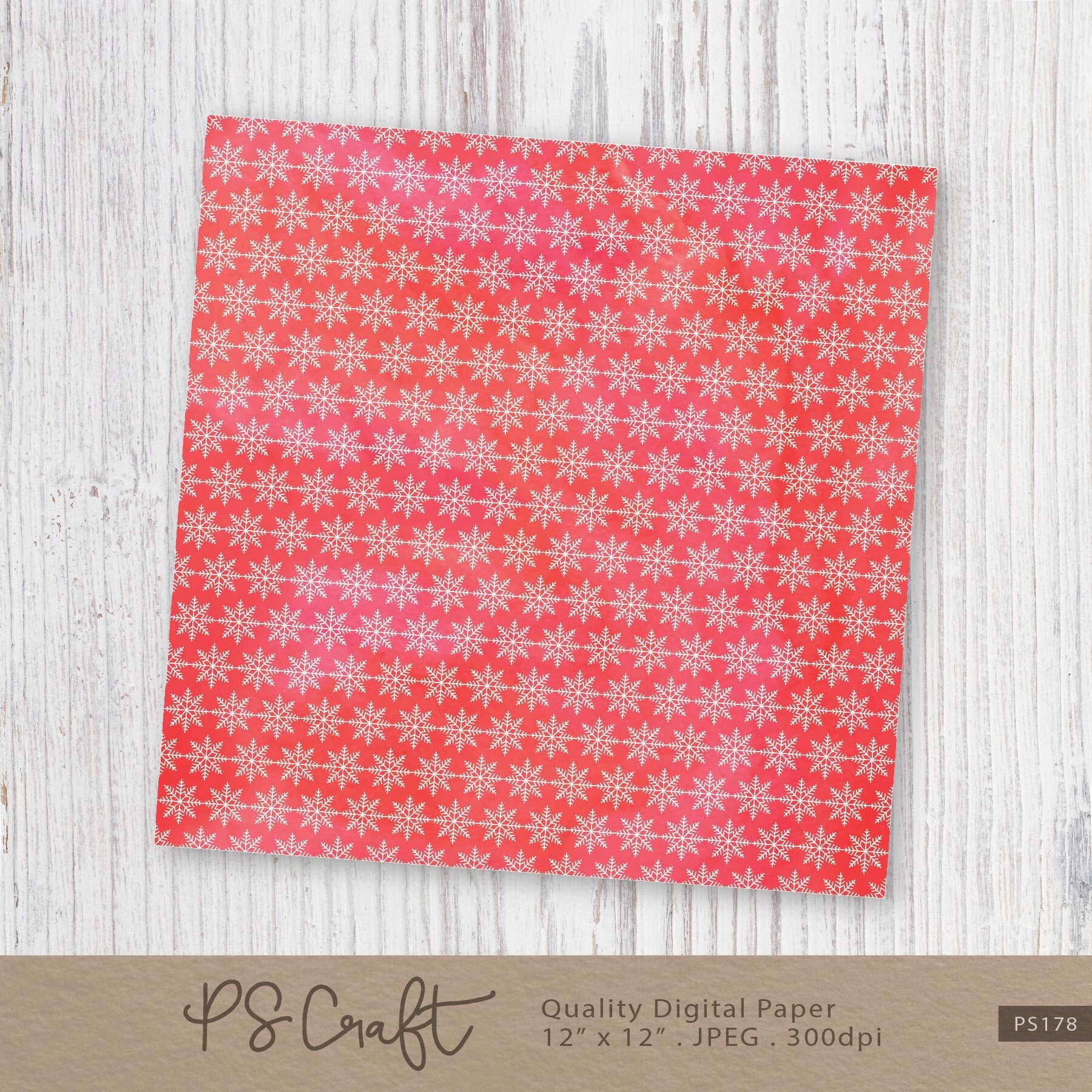 Christmas Watercolor Digital Papers, Watercolor Zigzag Background ...