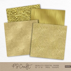 Gold Digital Paper: "gold Patterns" High Res Gold Backgrounds, With ...