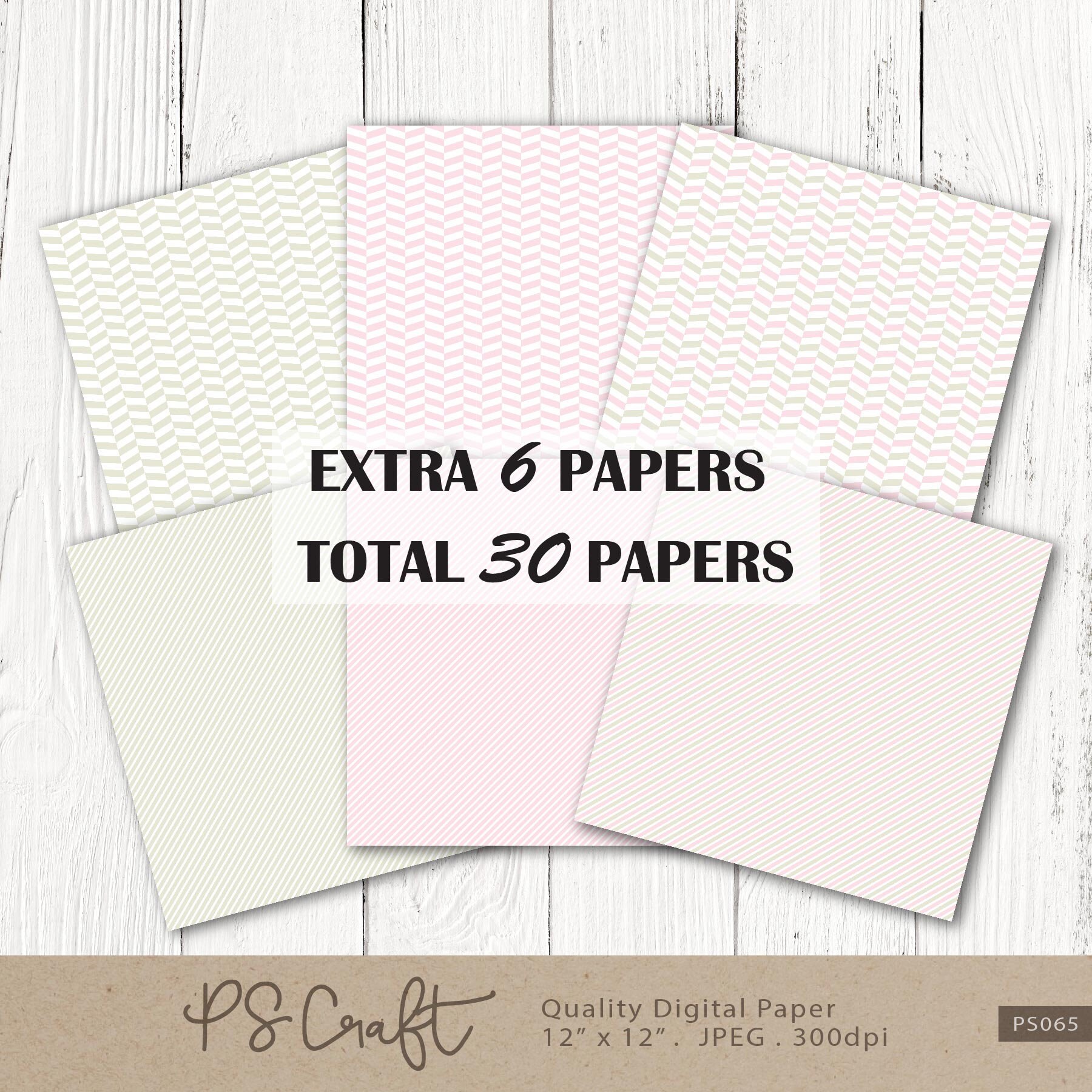 Baby Pink Digital Papers, New Baby Girl Shower Digital Paper, Soft Pink ...