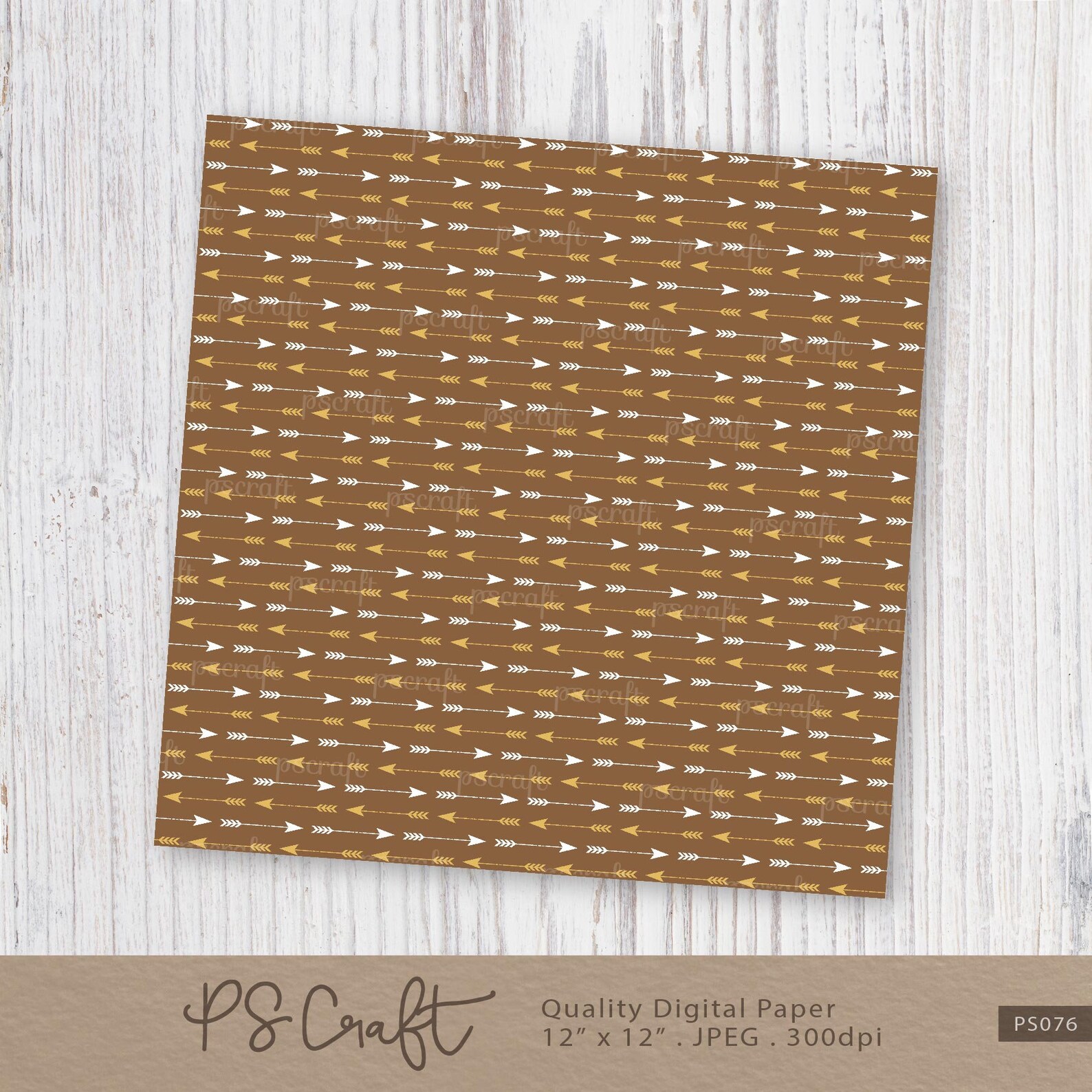 Brown & Teal Arrows Digital Papers SEAMLESS Arrows Papers | Etsy