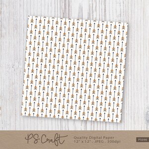 Orange and Navy Arrows Digital Papers, SEAMLESS Arrows Papers, Tribal ...