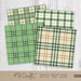 Green Tartan Digital Paper, SEAMLESS Plaid Digital Paper, Classic ...