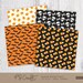 Halloween Digital Paper, SEAMLESS Halloween Digital Paper, Orange Black ...