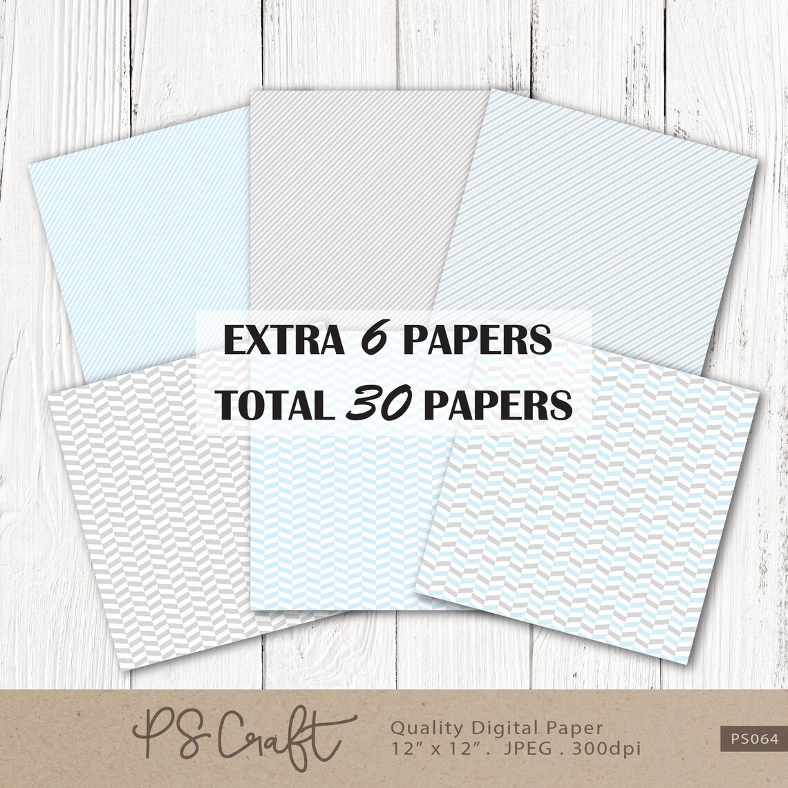 Baby Blue Digital Papers Baby Shower Digital Paper Blue - Etsy