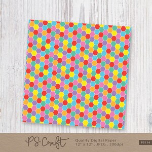 Rainbow Color Digital Papers, SEAMLESS Rainbow Digital Paper With ...