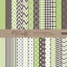 Baby Green Digital Papers, SEAMLESS New Baby Shower Digital Paper, Baby ...