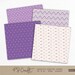 Purple Arrows Digital Papers, Geometric Digital Paper, Tribal Arrows ...