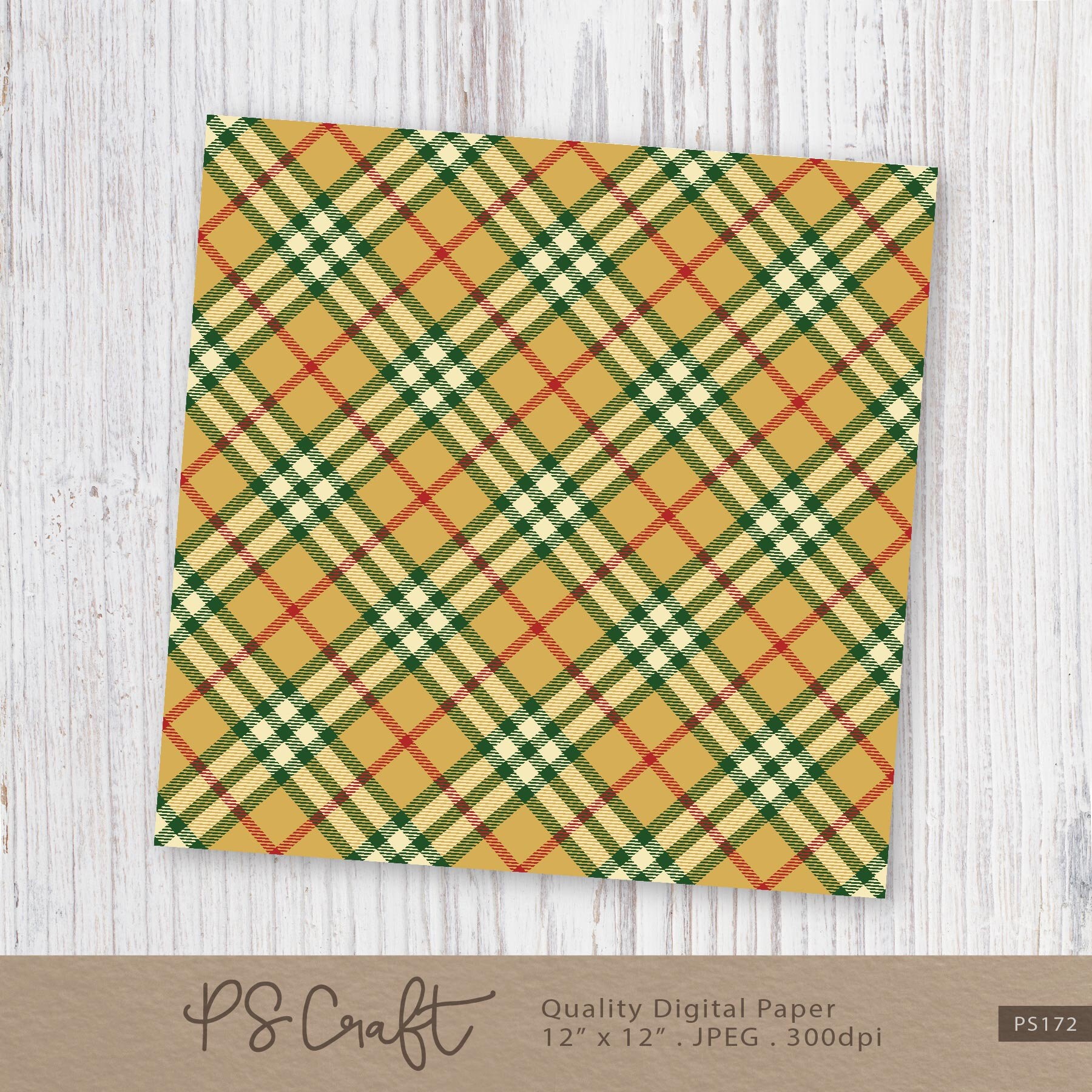 Christmas Plaid Digital Paper SEAMLESS Plaid Digital Paper - Etsy
