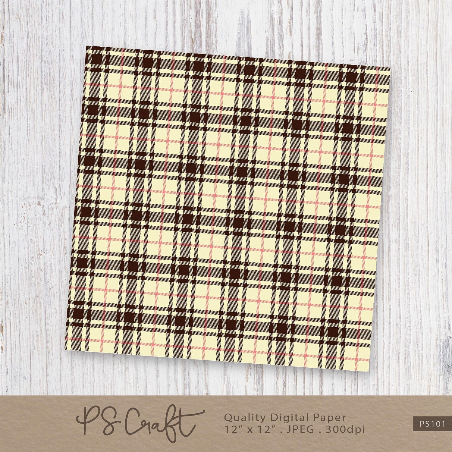 Retro Plaid Digital Papers SEAMLESS Plaid Background Retro - Etsy