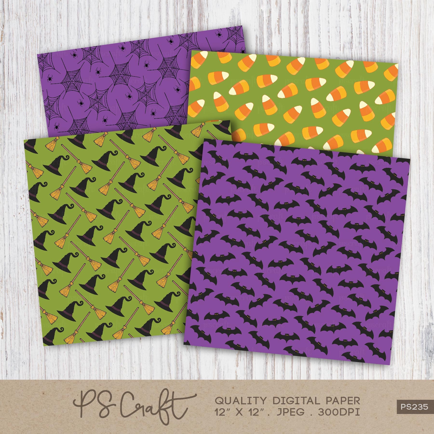 Halloween Digital Paper SEAMLESS Halloween Digital Paper - Etsy