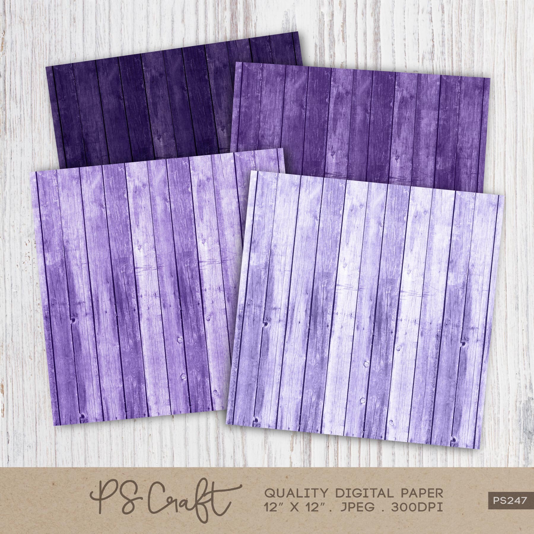 Lilac Wood Digital Papers, Purple Color Wood Digital Papers, Rustic ...