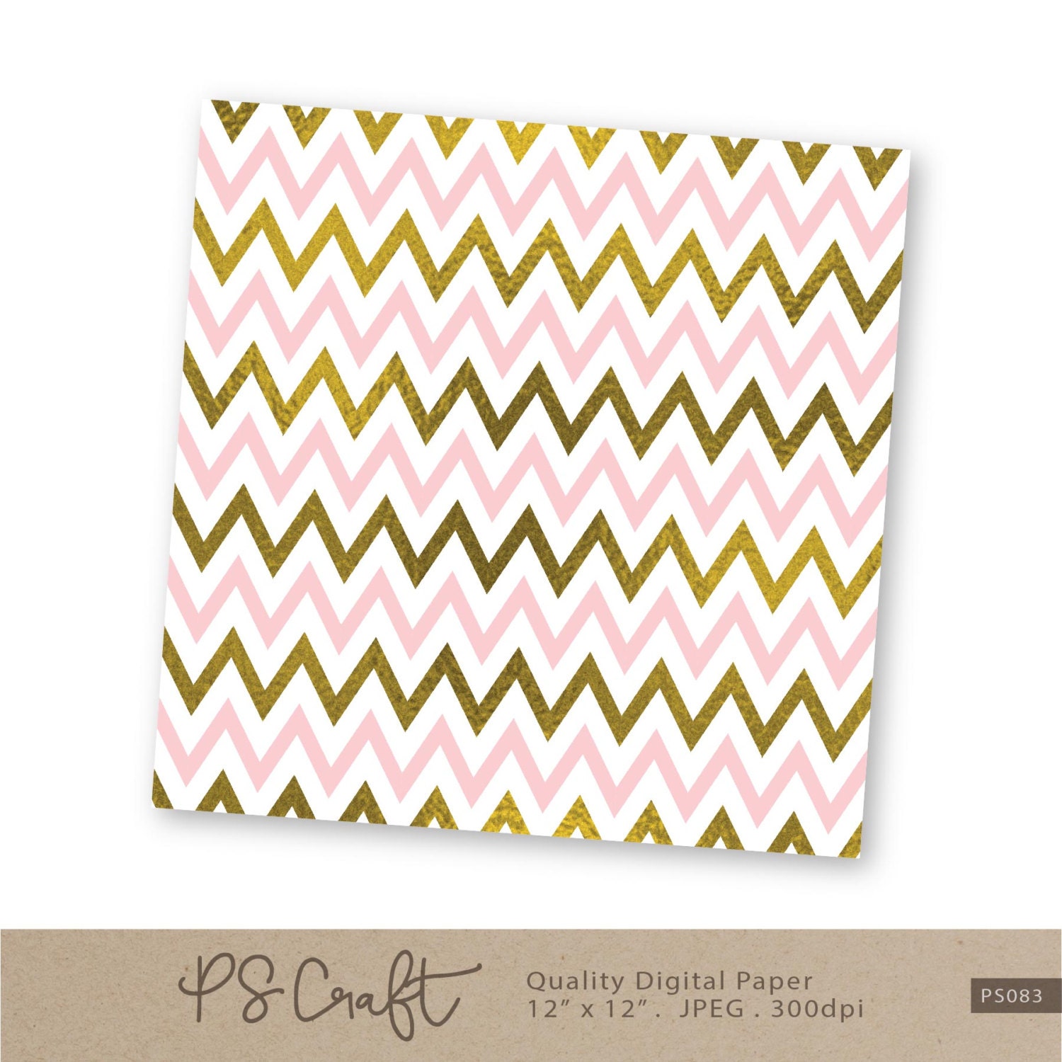 Pink and Gold Digital Papers Pink and Gold Background Golden | Etsy