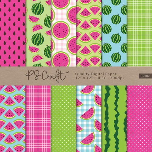 Orange Digital Paper SEAMLESS Summer Fruit Pattern Citrus - Etsy