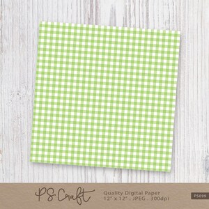 GINGHAM Digital Papers, SEAMLESS Gingham Digital Background, Plaid ...